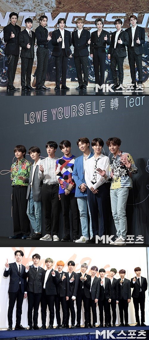 엑소X방탄소년단X워너원, '2018 KPMA' 온라인 투표 大격돌 예고 : 네이트 연예