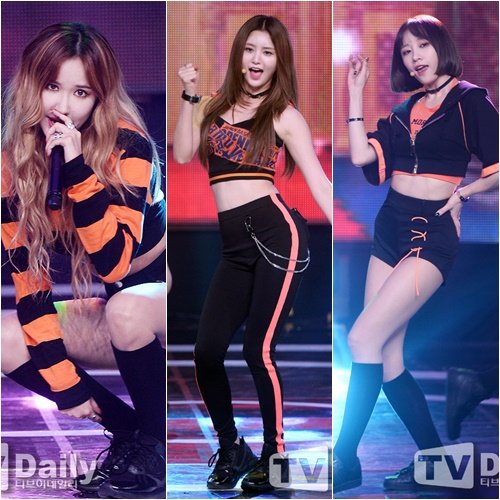 걸그룹 노출 키워드 '애슬래저 + 복근' EXID 하니 vs 정화 vs LE : 네이트 뉴스