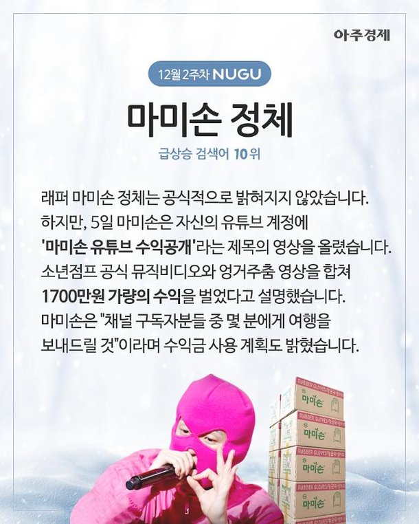 [카드뉴스] SK텔레콤 NUGU가 알려주는 12월 1주차 인기 키워드 : 네이트 뉴스