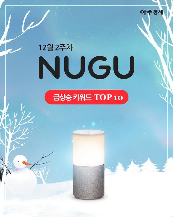 [카드뉴스] SK텔레콤 NUGU가 알려주는 12월 2주차 인기 키워드 : 네이트 뉴스