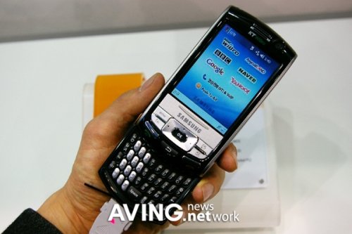 삼성전자, PDA형태의 WiBro MITs ‘SPH-M8000’ 선보여 : 네이트 뉴스