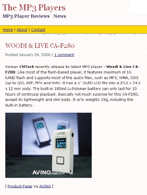 MP3P industry will stand still in future : 네이트 뉴스