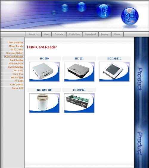[CeBIT2006][CeBIT2006 Preview]Digital Equipment and Systems 25 - Combined hub and 28−in−one card ...