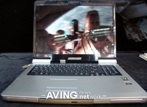 [CeBIT2006] Take a look at Austrian notebook 1-Gericom 'Hollywood XXL SLI' : 네이트 뉴스