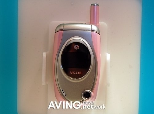 [CeBIT2006][at-a-Glance] VK pink phone 'VK530' : 네이트 뉴스