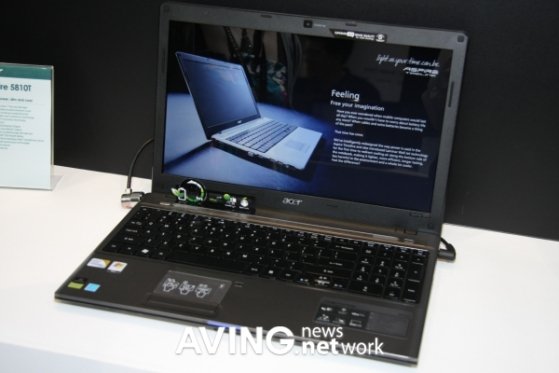 [2009 컴퓨텍스]Acer to display its 15.6-inch slim notebook pc 'Aspire 5810T ...