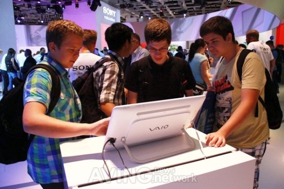 [IFA 2012 현장] 소니, 20인치 태블릿 PC 'VAIO Tap 20' 공개 : 네이트 뉴스