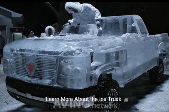 Canadian Company Builds A Truck Made Out Of Ice ! : 네이트 뉴스