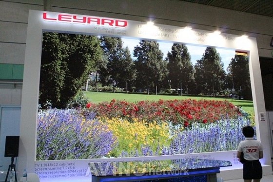 [KOBA 2014] LEYARD, TV 실내 LED 디스플레이 전시 : 네이트 뉴스