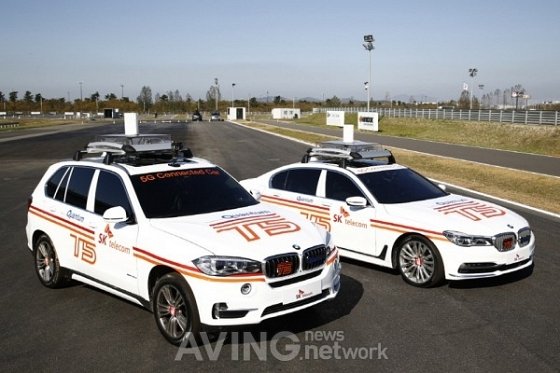 BMW 그룹 코리아 & SK텔레콤, 5G 무선통신 커넥티드카 기술 협력 양해각서 체결 : 네이트 뉴스