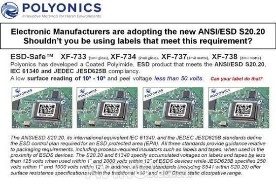 [K-PRINT 2018 Preview] Polyonics Introduces New Family of Durable ESD ...