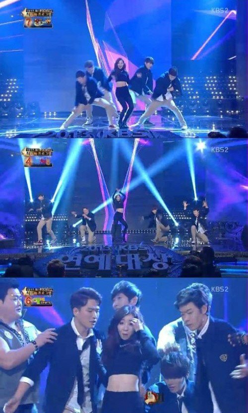 안소미 으르렁 '2013 KBS 연예대상'서 S라인+복근 뽐내… : 네이트 뉴스