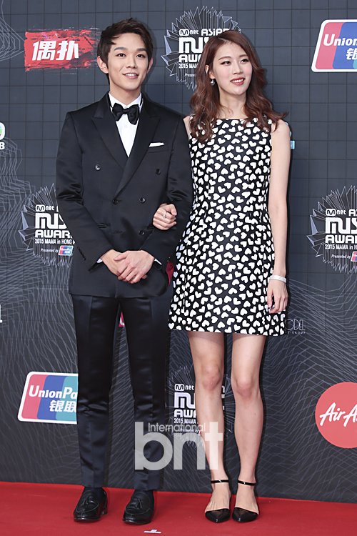 [bnt포토] 케빈 오- 천단비 '우리 마마 왔어요~' (2015 MAMA) : 네이트 뉴스