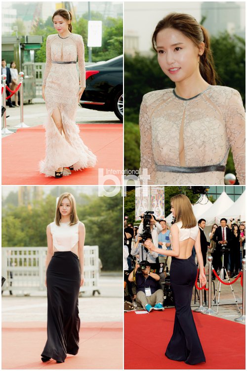 [bnt포토s] '앞or뒤, 무엇이 중헌디!' 공현주-혜리 '레드카펫은 역시 기승전섹시'(2016서울드라마어워즈) : 네이트 뉴스