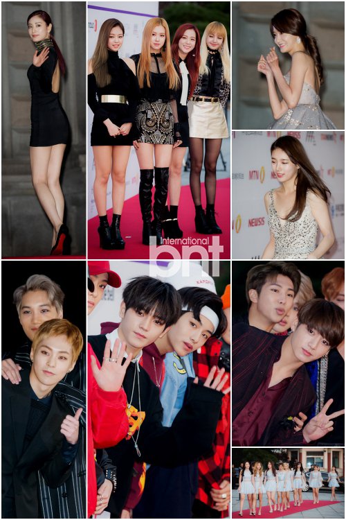 [bnt포토s] '놀라고 또 놀라고' 어느 하나는 취향저격 확실했던 아시아 아티스트 어워즈(AAA) 레드카펫 : 네이트 뉴스