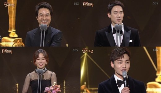 '2016 SBS 연기대상' 한석규 대상, 블랙으로 깊은 울림 전하다 : 네이트 뉴스