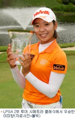 이미향, LPGA 2부 투어서 첫 우승 : 네이트 스포츠