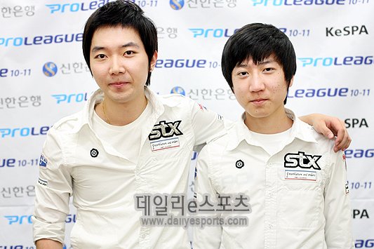 [신한은행] STX 김동건-이신형 "SKT-웅진전 모두 이기겠다" : 네이트 스포츠