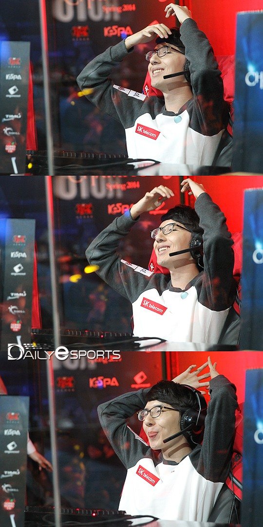 [포토] 페이커의 SKT K 꺾은 이지훈 '감동이야' : 네이트 스포츠