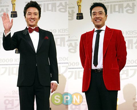 김승우·정준호, 2009 KBS 연기대상 중편 우수상 : 네이트 연예
