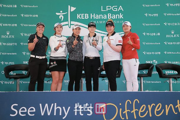 [포토] LPGA KEB 하나은행 챔피언십 '넘버 원' : 네이트 스포츠