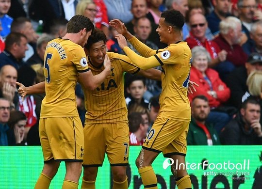 [EPL 종합 리뷰] '손흥민 3-4호골' 토트넘, 미들즈브러에 2-1 승…'6G 무패+2위 등극' : 네이트 스포츠