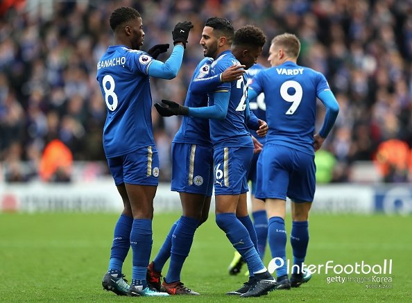 [EPL 리뷰] '마레즈 1골' 레스터, 스토크 원정서 2-2 무승부…5G 무패 : 네이트 스포츠