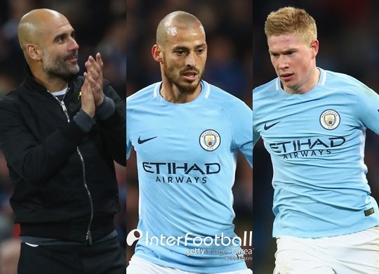 [EPL POINT] 펩+실바+KDB, '축구 도사'들이 만드는 맨시티의 역사 : 네이트 스포츠