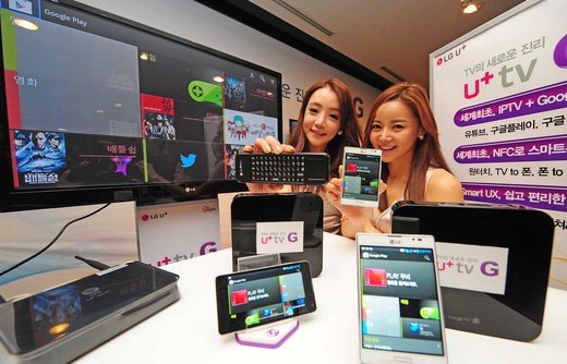 LG U+, 세계최초 인터넷TV·구글TV 결합 : 네이트 뉴스
