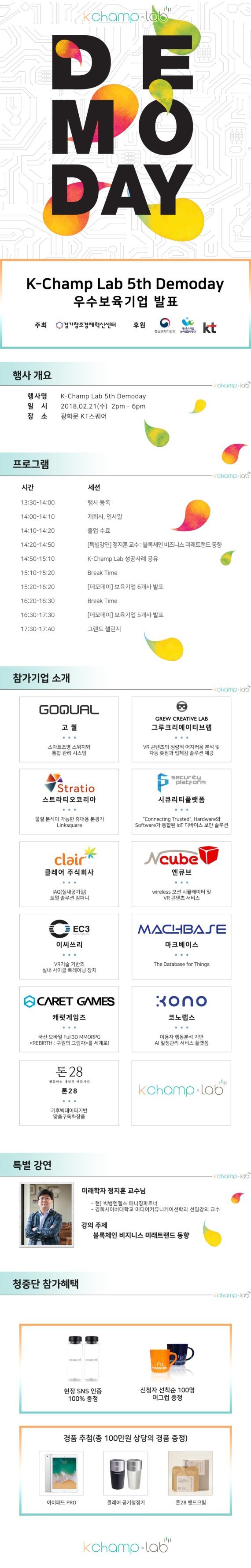 경기혁신센터, 'K-Champ Lab 5기 데모데이' 행사 개최 : 네이트 뉴스