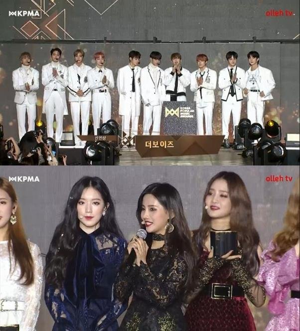 '2018 KPMA' 신인상 더보이즈 "K팝 시장에 기여할 것" 각오 | 네이트 연예