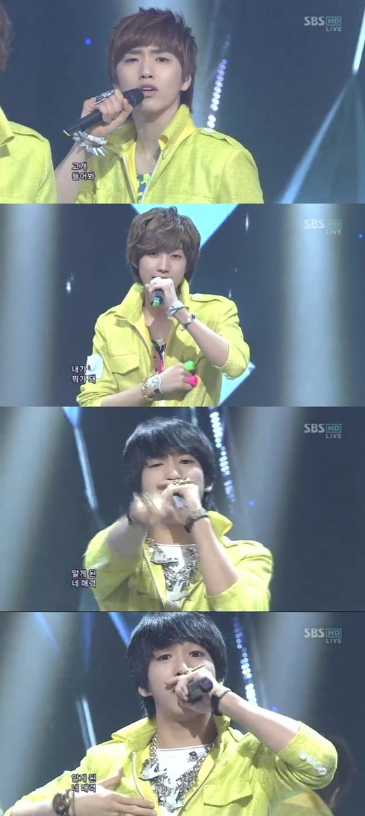 '인기가요' B1A4, 애절한 표정에 아련한 안무 '멋있네~!' : 네이트 연예