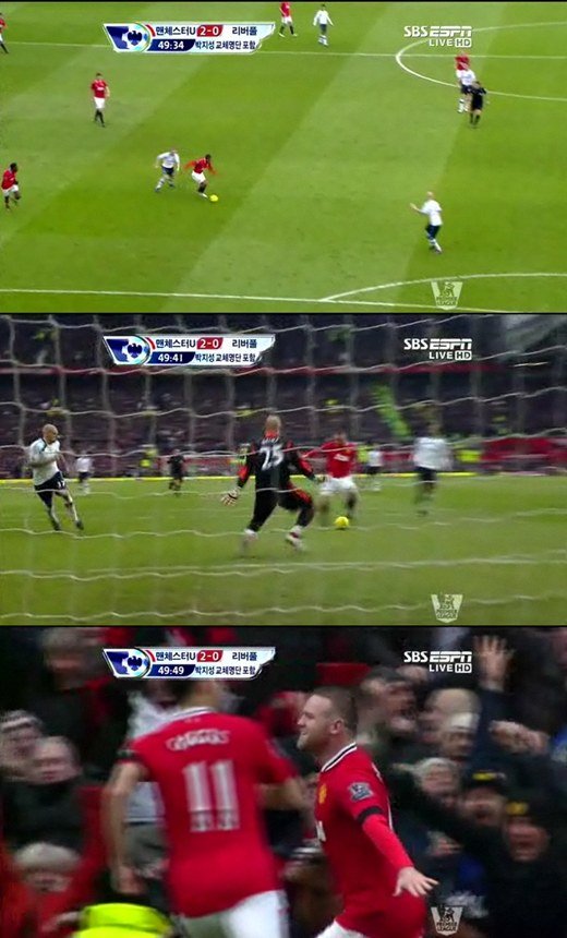 'EPL 25R' 맨유, 리버풀 2-1로 격파 '루니 2골 폭발' : 네이트 스포츠