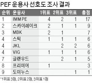 [마켓인사이트] '큰손' 연기금·공제회가 가장 선호하는 PEF 운용사…IMM·스카이레이크·MBK : 네이트 뉴스