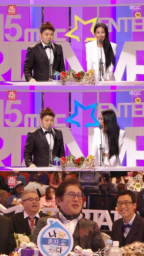 'mbc연예대상' 제시, 김용건에 "하정우 대체 어디있냐. 어디 가면 보느냐" : 네이트 연예