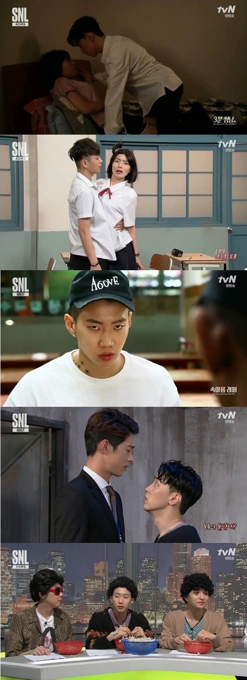 'SNL 코리아 7' 망가져도 '까리한' AOMG 크루 (종합) : 네이트 연예