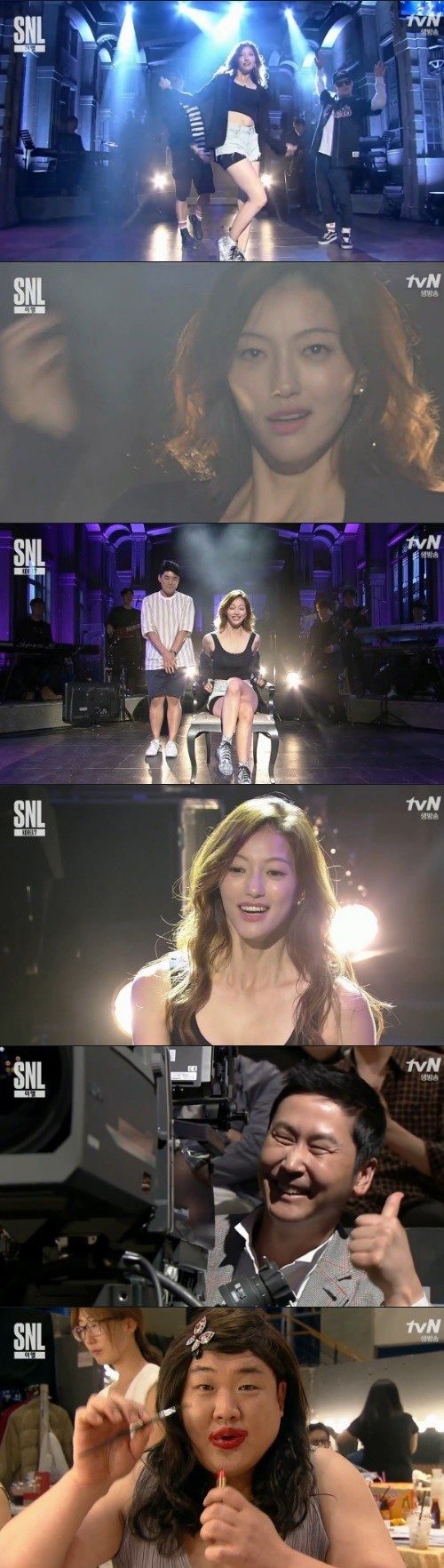 'SNL7' 이엘, 시선 사로잡는 섹시한 춤 "몰디브에 모히또나 한잔하러" : 네이트 연예