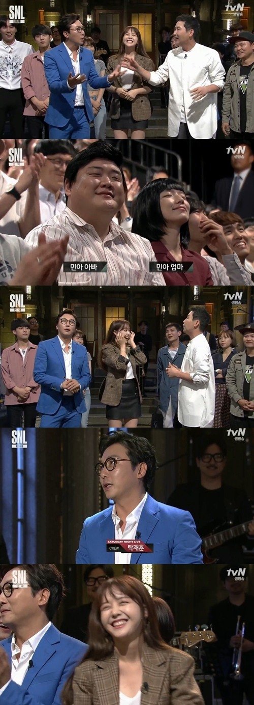 'SNL8' 민아, 떨리는 호스트 심경 "멤버들이 아른거린다" : 네이트 연예