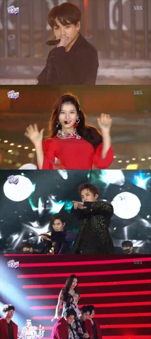 [2018 SBS 가요대전 결산]"K-POP으로 휩쓸었다" 엑소·BTS, 한류 이끈 주역 : 네이트 연예