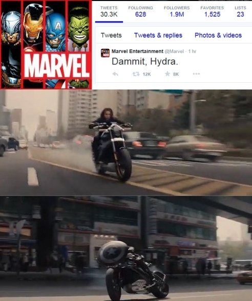 마블, '어벤져스2' 예고편 유출에 뿔났다!…"Dammit, Hydra" : 네이트 뉴스