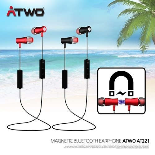 여름휴가 및 휴양 여행지 추천 아이템, 무선 블루투스 이어폰 '에이투 AT221', 실방지기능 : 네이트 뉴스