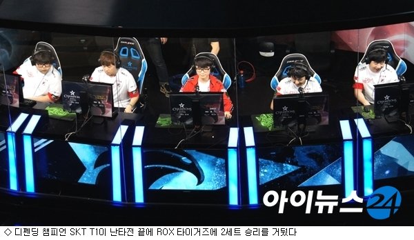 [LOL]SKT, 난타전 끝에 ROX 완파하고 선두 탈환 : 네이트 스포츠