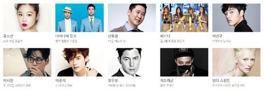'2013 SIA' 신동엽부터 지드래곤까지…10인 아이콘 공개 : 네이트 연예