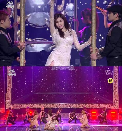 가요대축제 시크릿, 청순-섹시 오가는 그림같은 퍼포먼스 '눈길' : 네이트 연예