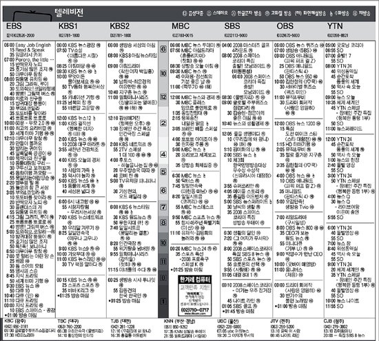 EBS·OBS '편성표' 전쟁 : 네이트 뉴스