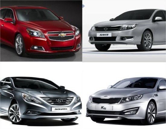 국산 중형세단-말리부, 쏘나타, K5, SM5 뭘 살까? : 네이트 뉴스