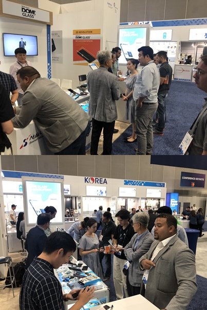 화이트스톤, '2018 MWC 아메리카'에서 돔글라스 선봬 : 네이트 뉴스