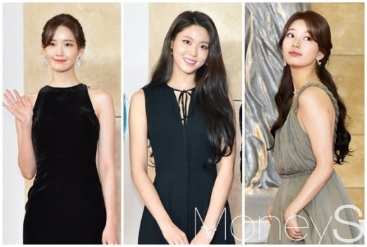 '2018 AAA' 걸그룹 출신 배우 '윤아vs수지vs설현' 드레스 여신은? : 네이트 뉴스