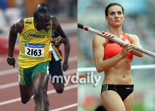 '볼트-이신바예바' 국제육상경기연맹 '올해의 선수' 수상 : 네이트 스포츠