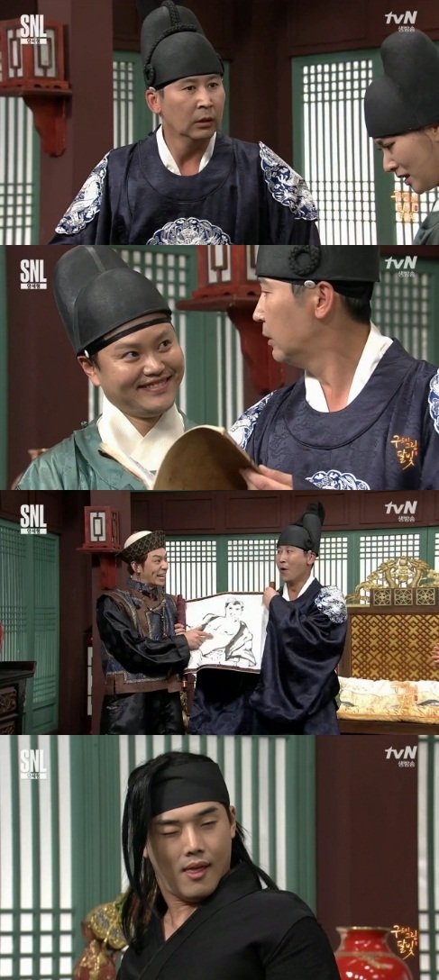 'SNL8' 신동엽, 19금 게이 연기 폭발…온갖 수모 당해 폭소 : 네이트 뉴스